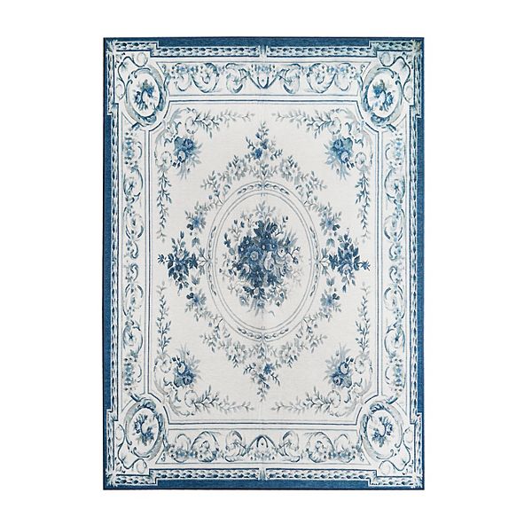 My Magic Carpet Aubusson Machine Washable Rug