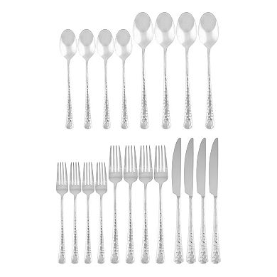 Food Network™ Opal Hammered Mirror 20-pc. Flatware Set