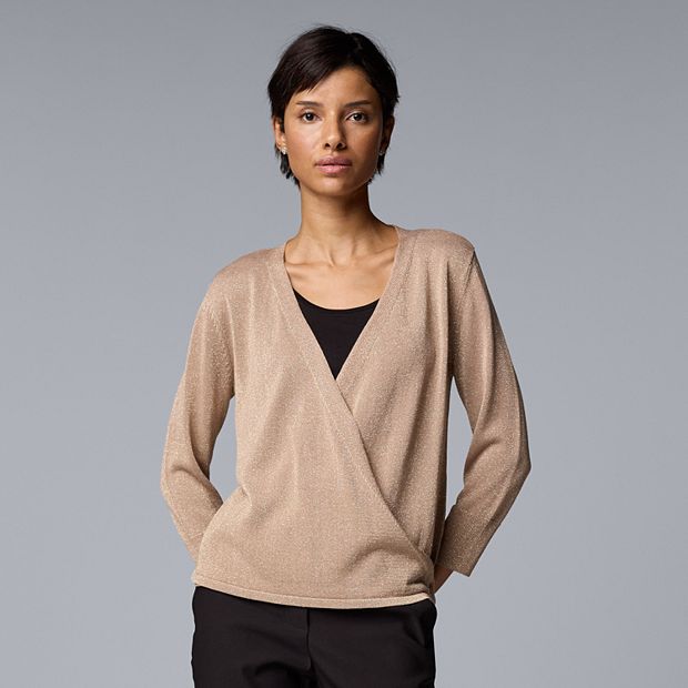 Women's Simply Vera Vera Wang 4-way Cardigan Women's Simply Vera Vera Wang 4-way Cardigan