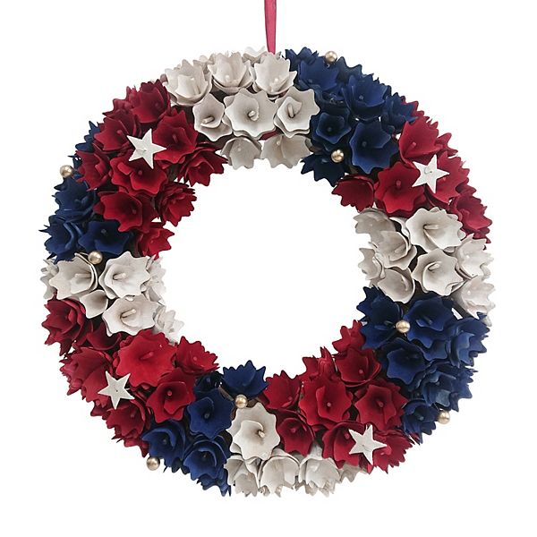 Celebrate Together™ Americana Wood Curl Americana Wreath