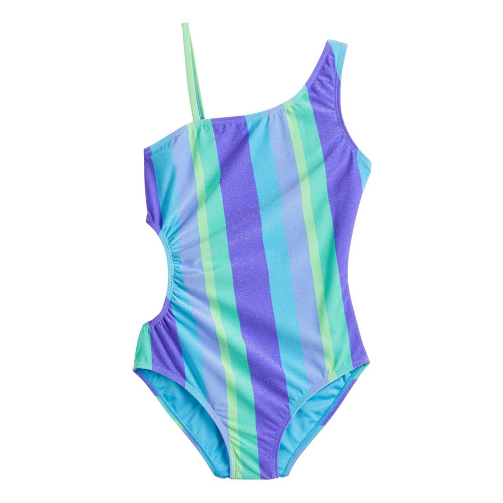 Girls 4-16 SO® Side Cut-Out One-Piece Swimsuit