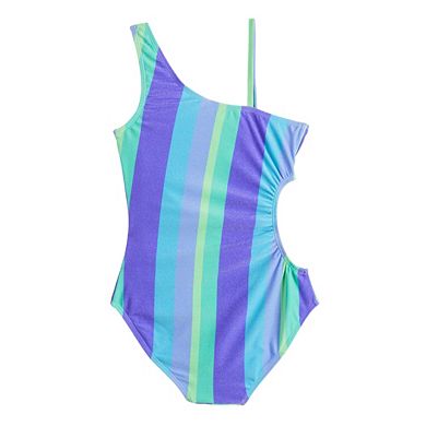 Girls 4-16 SO® Side Cut-Out One-Piece Swimsuit