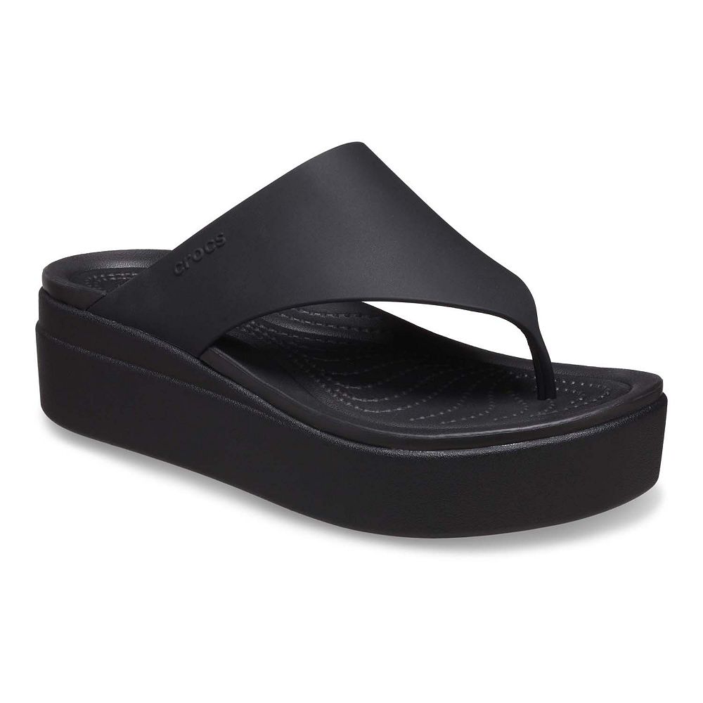 Crocs Women's Brooklyn Flip Low Wedge Sandals