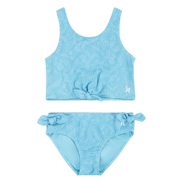 Girls 7-16 Hurley Knot Tankini Top & Bottoms Swimsuit Set