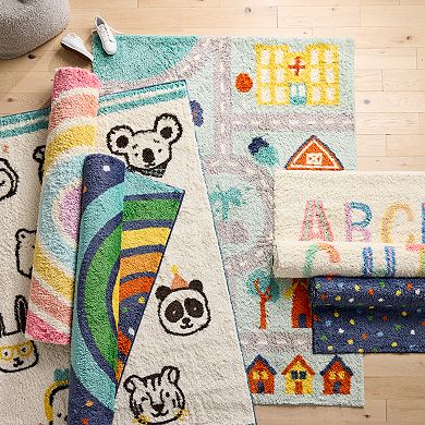 The Big One Kids™ Rug Jungle Animals Nursery Playroom or Bedroom ...