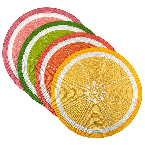 Celebrate Together™ Citrus Fruit Placemat 4-pk.