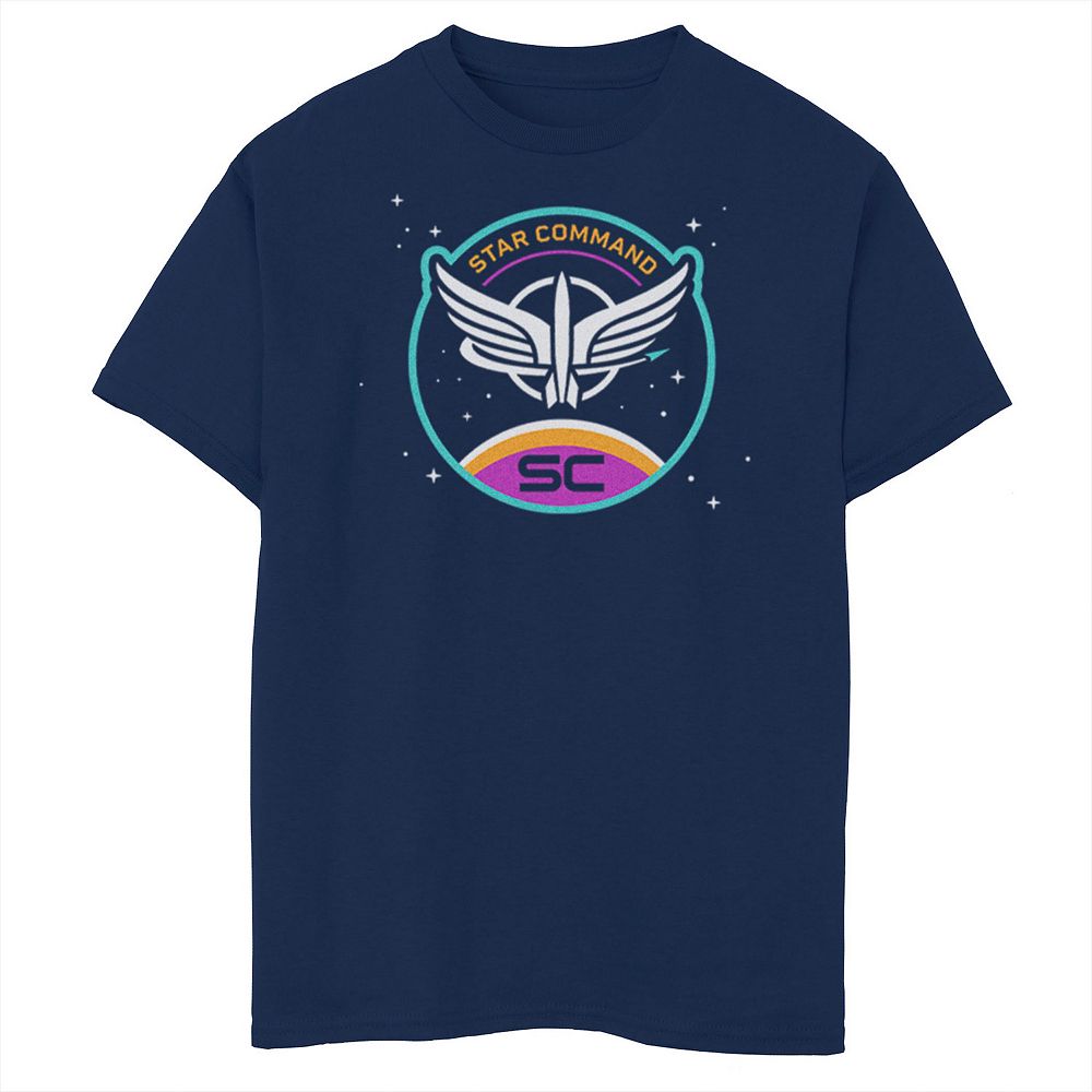 Disney / Pixar's Lightyear Boys 8-20 Star Command Alt Logo Graphic Tee