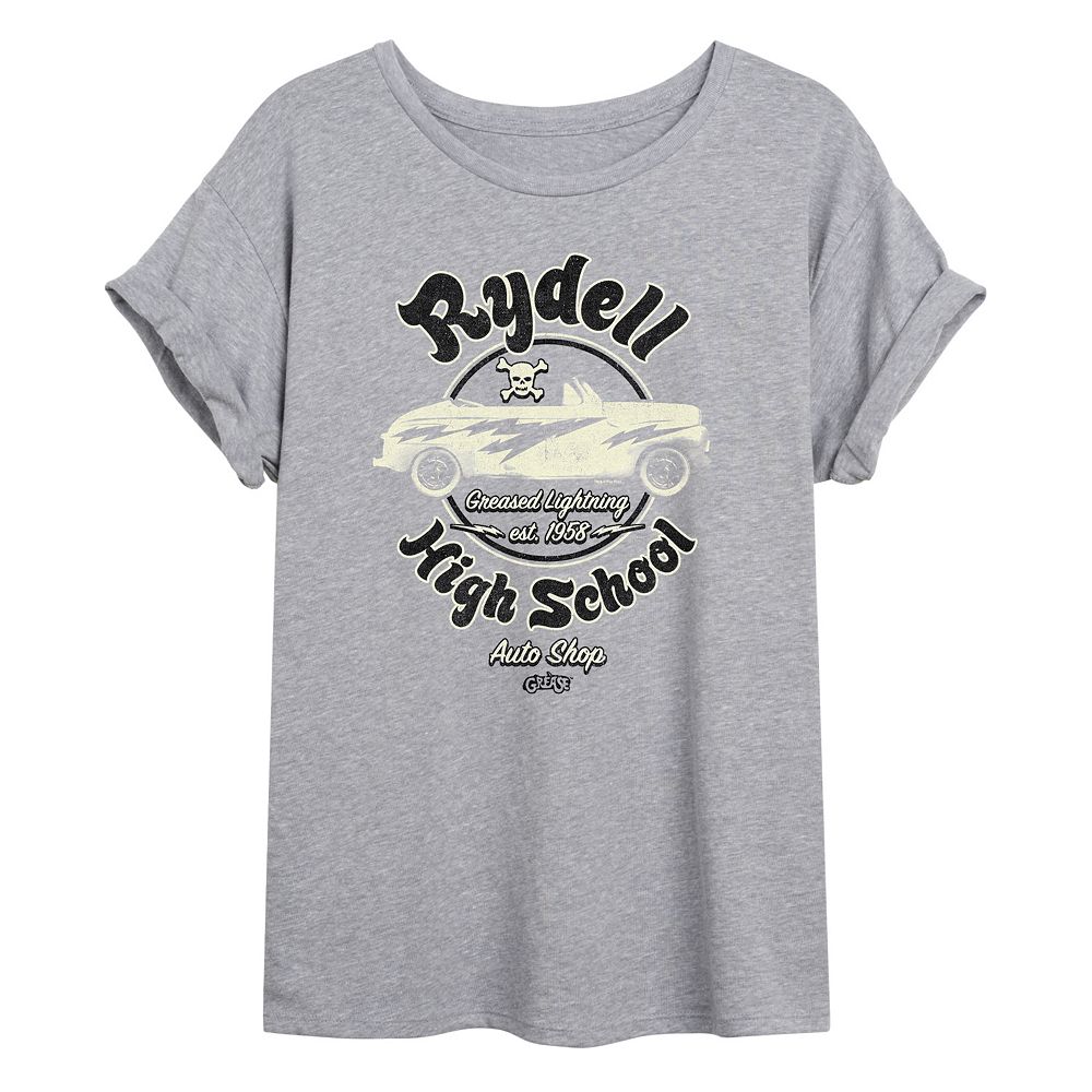 Juniors' Grease "Rydell Auto" Oversized Graphic Tee