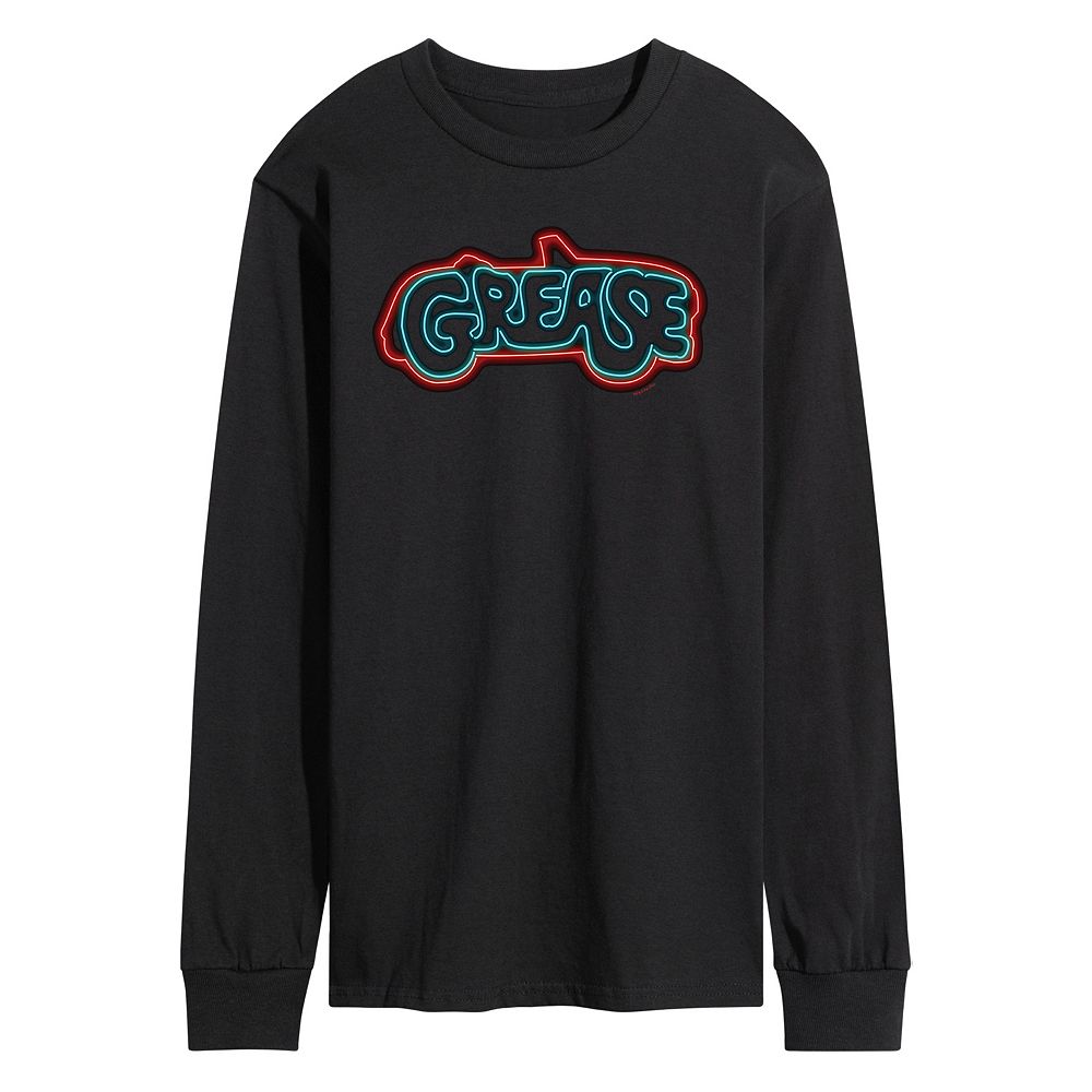 Men's Grease Neon Logo Long Sleeve Tee