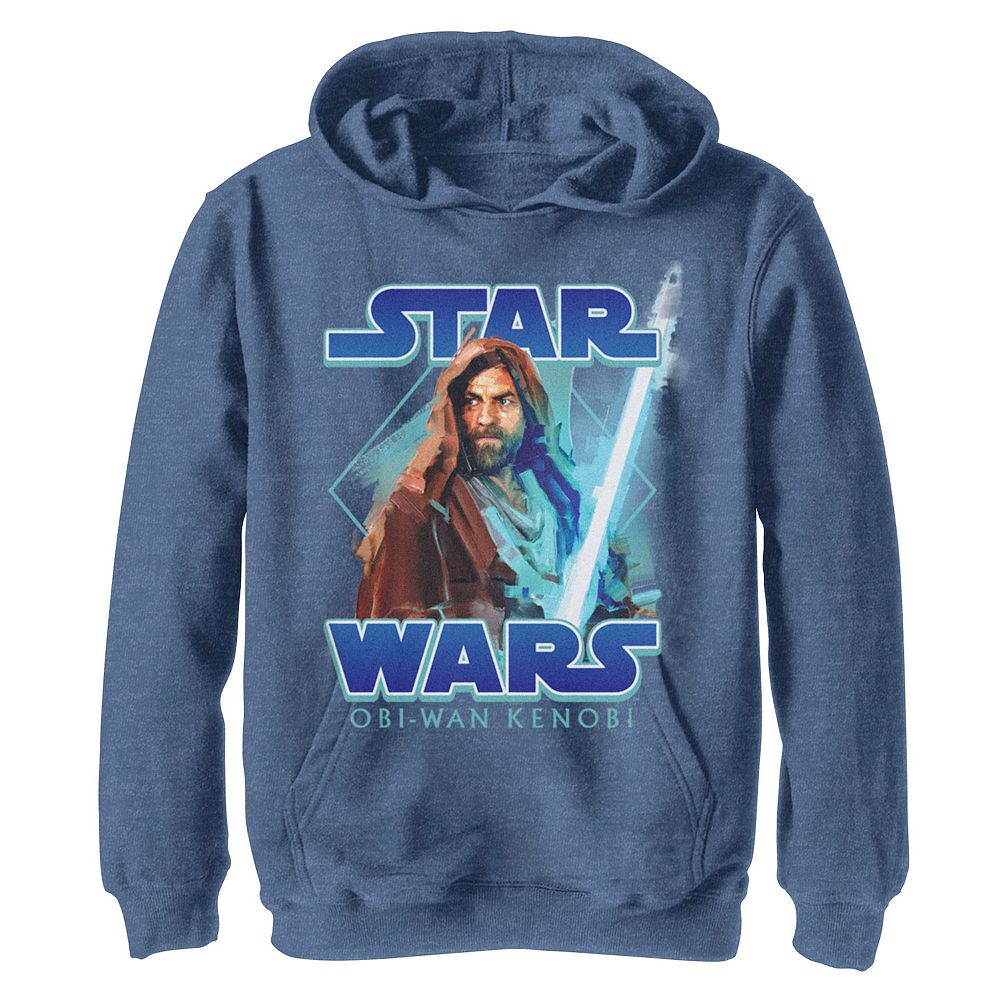 Boys 8-20 Star Wars Obi-Wan Kenobi Painterly Kenobi With Logo Graphic ...