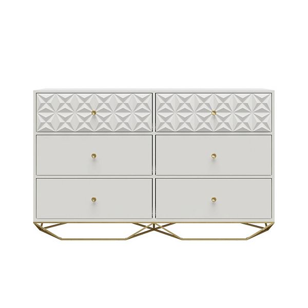 CosmoLiving by Cosmopolitan Blair 6-Drawer Dresser