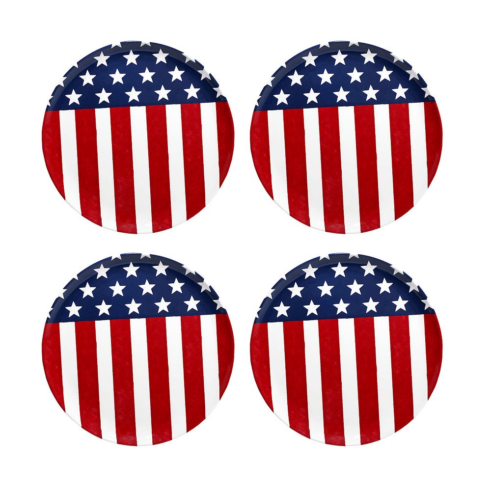 Celebrate Together™ Americana Melamine 4-pc. Dinner Plate Set