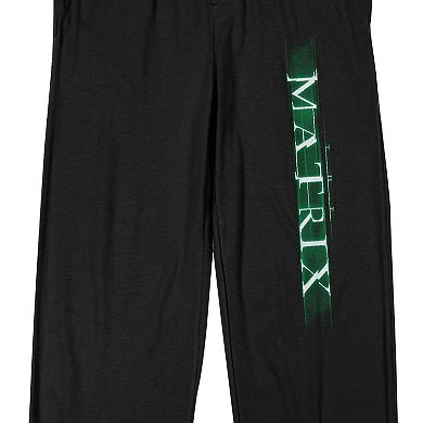Men's The Matrix Logo Pajama Pants