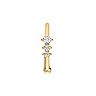Lila Moon 14k Gold Cubic Zirconia Open Nose Ring