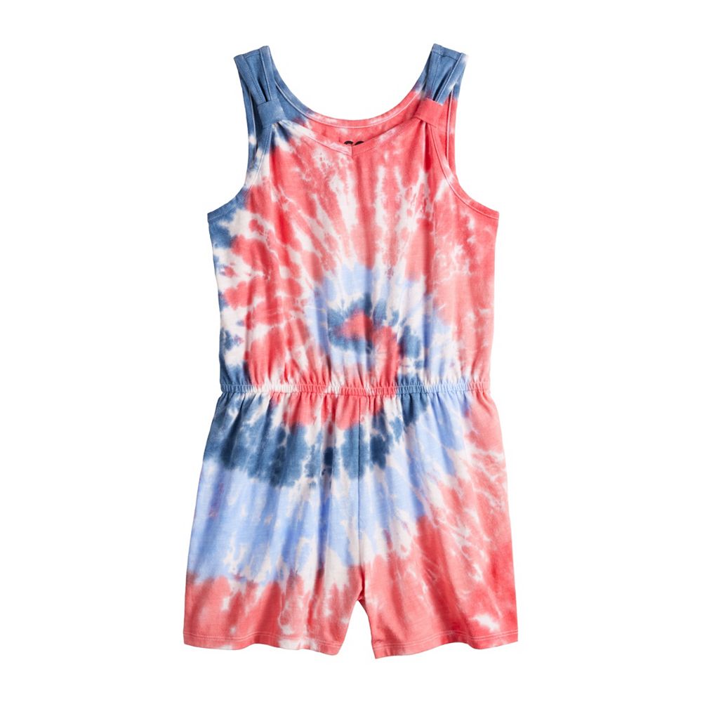 Girls 6-20 SO® Knot Strap Romper in Regular & Plus Size