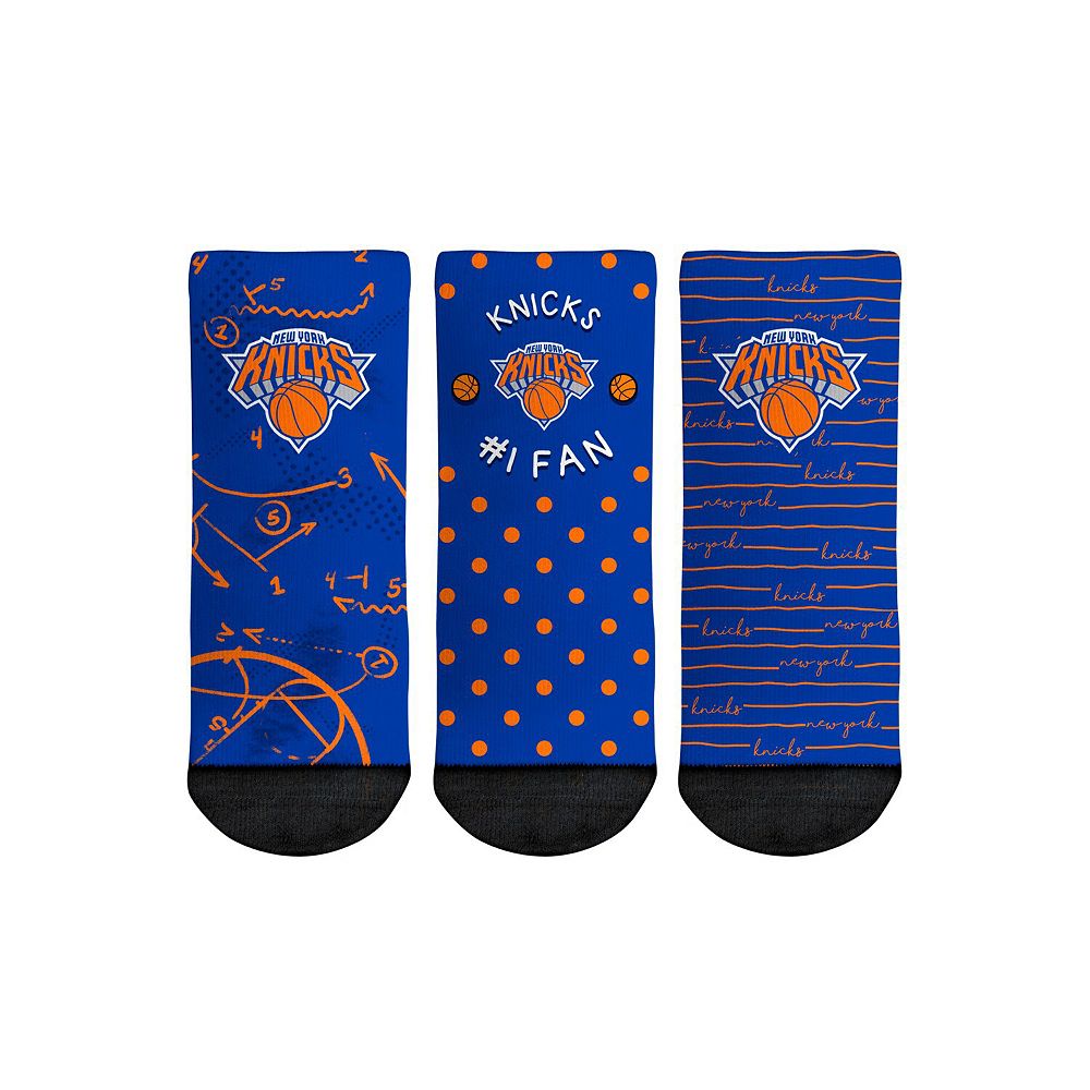 Toddler Rock Em Socks New York Knicks #1 Fan 3-Pack Crew Socks Set