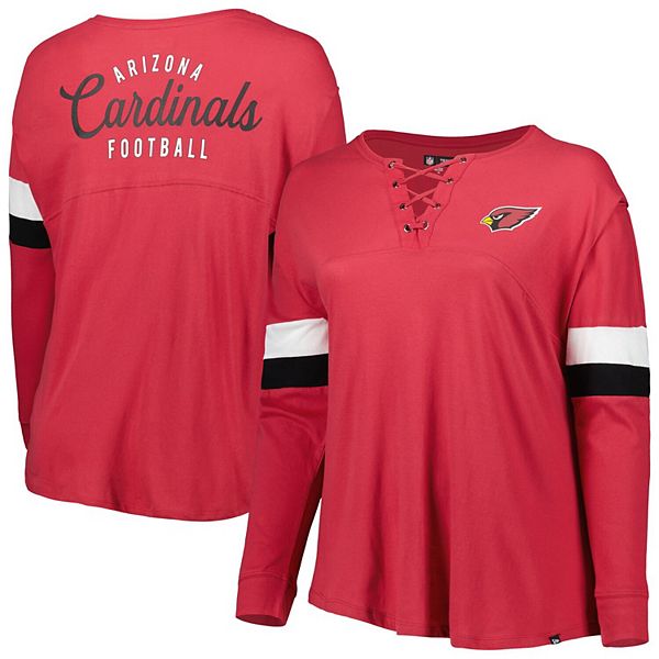 Women's New Era Cardinal Arizona Cardinals Plus Size Athletic Varsity ...