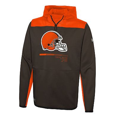 Men's New Era Brown Cleveland Browns Combine Authentic Hard Hitter ...