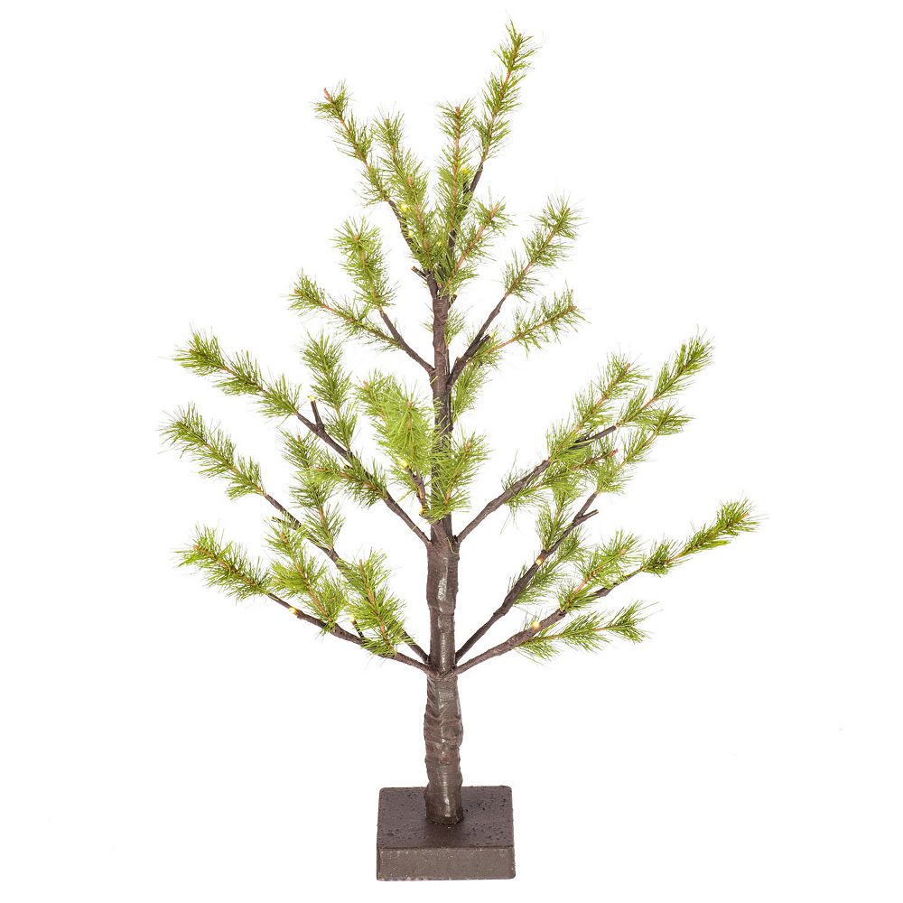 Vickerman 2-ft. Battery-Operated LED Artificial Mini Pine Twig Tree ...