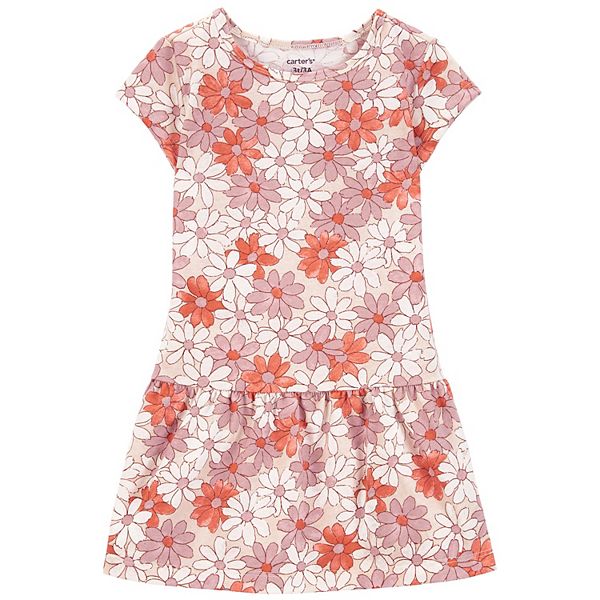 Toddler Girl Carter's Floral Jersey Dress