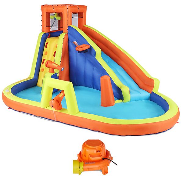 Banzai Inflatable Battle Blast Adventure Activity Water Park & 3 Water ...