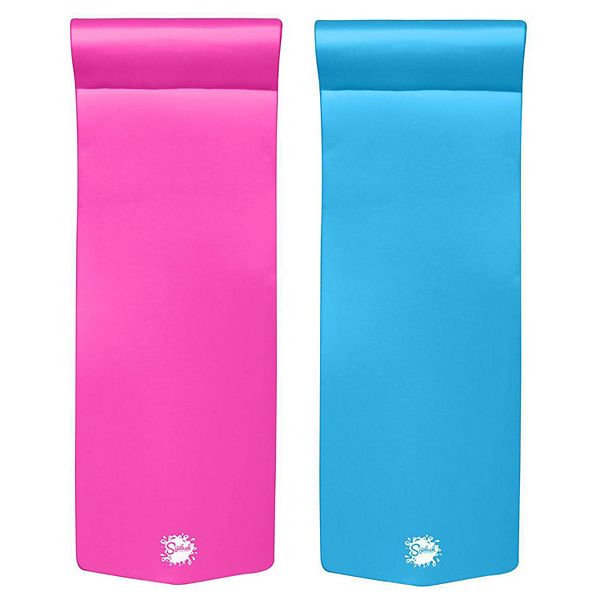 TRC Recreation Splash 70" Foam Lounger Pool Raft, Flamingo Pink with ...