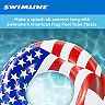Swimline 36" Inflatable Patriotic America Flag Swimming Pool Tube Float ...