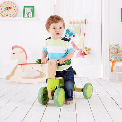 Hape Scoot Around Toddler Children's Wooden Active Ride On Balance Bike ...