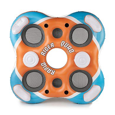 Bestway Rapid Rider 4 Person Floating Island & 2 Tube Floats w/ Cooler