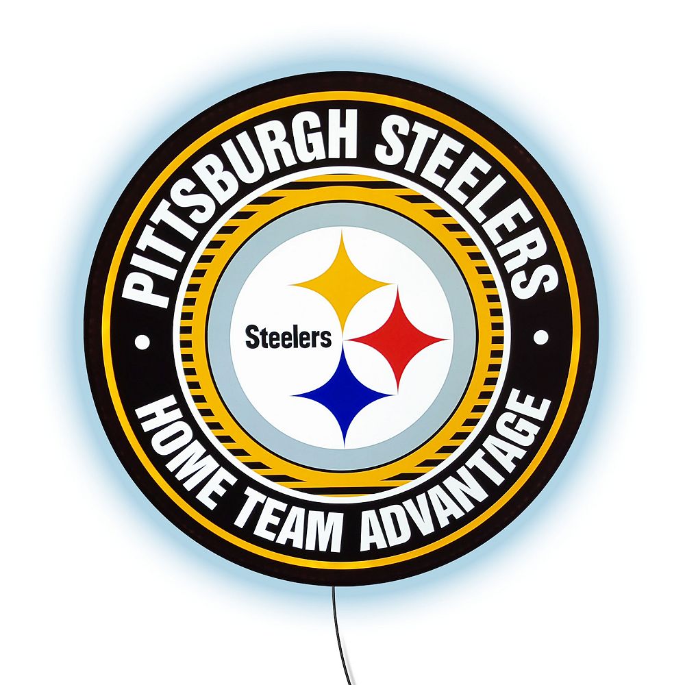 Pittsburgh Steelers Home Team Advantage LED Wall Décor