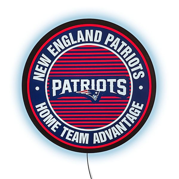 New England Patriots Home Team Advantage LED Wall Décor