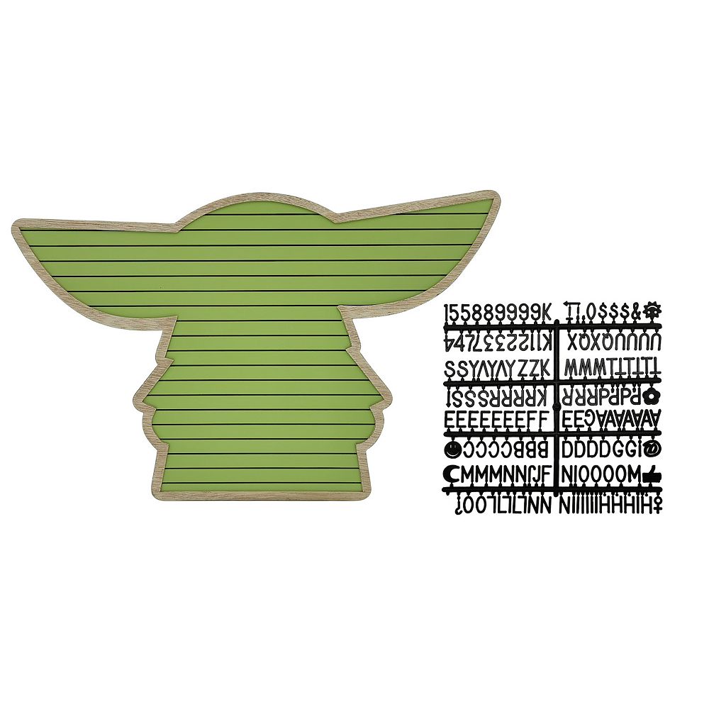 Star Wars Grogu aka Baby Yoda Letter Board Table Decor by The Big One®