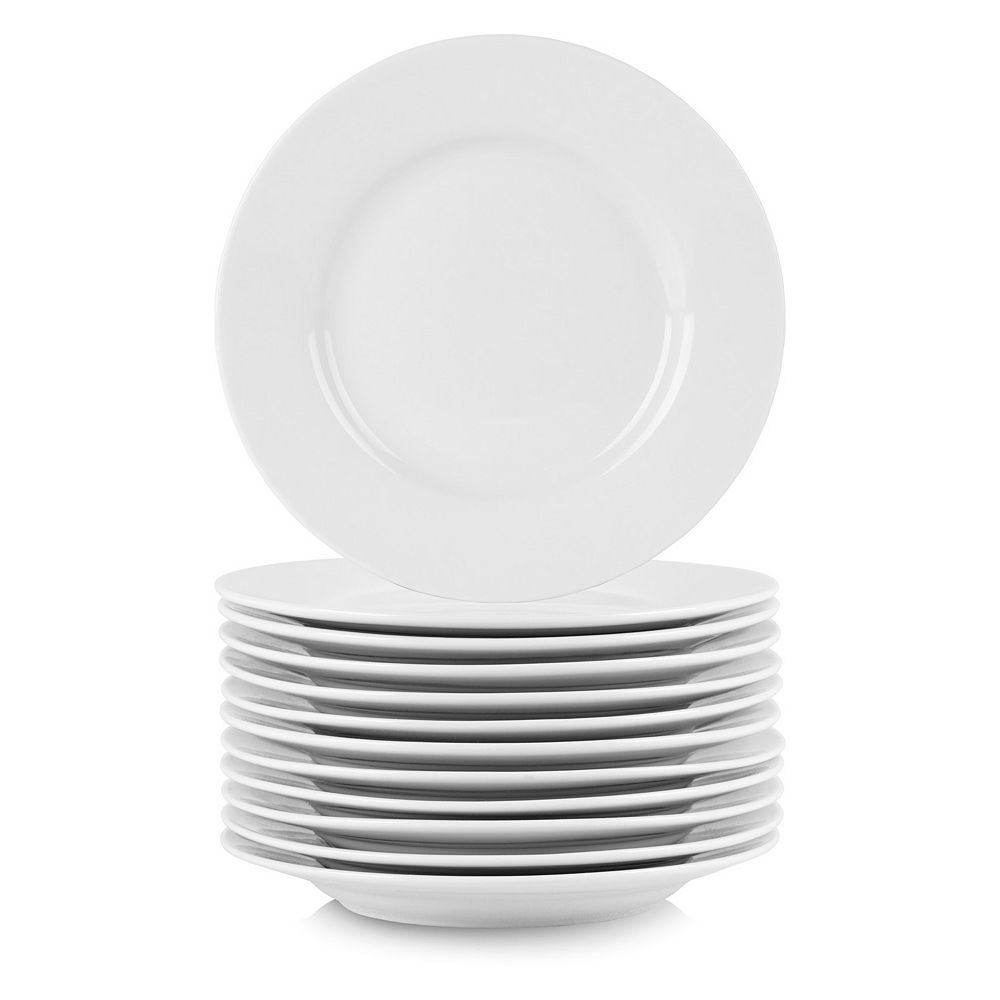 10 Strawberry Street Catering Round 12-pc. Appetizer Plate Set