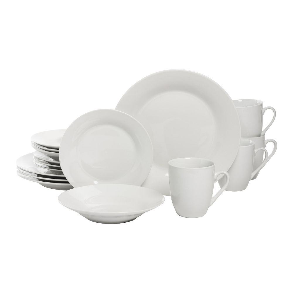 10 Strawberry Street Simply White 16-pc. Round Dinnerware Set