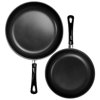 Gibson Everyday Highberry 2 Piece 12in and 10in Frying Pan Set in ...