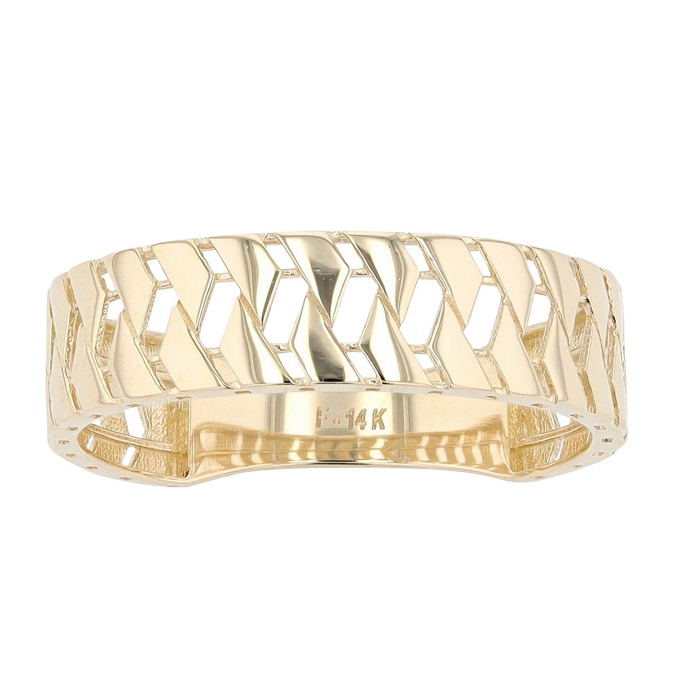 Au Naturale 14k Gold Wave Ring