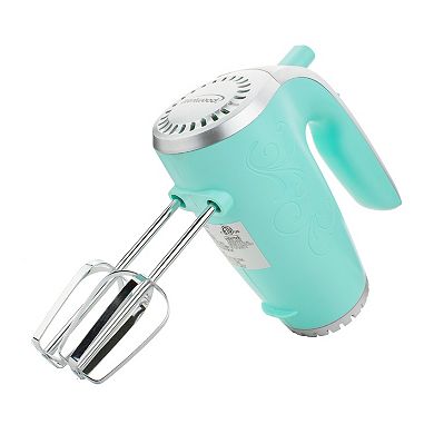 Brentwood Lightweight 5 Speed 150 Watt Electric Hand Mixer in Blue