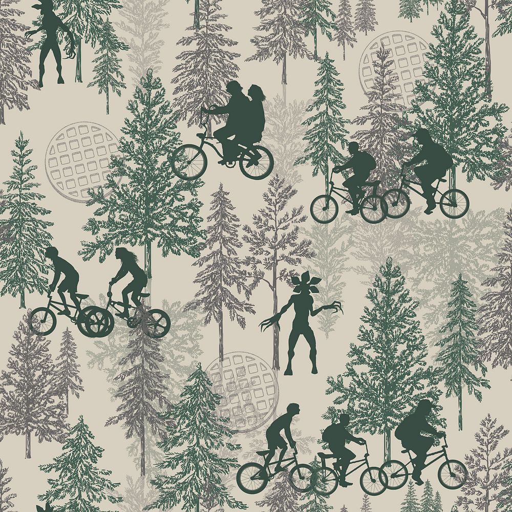 Netflix Stranger Things Hawkins Woods Peel & Stick Wallpaper by RoomMates