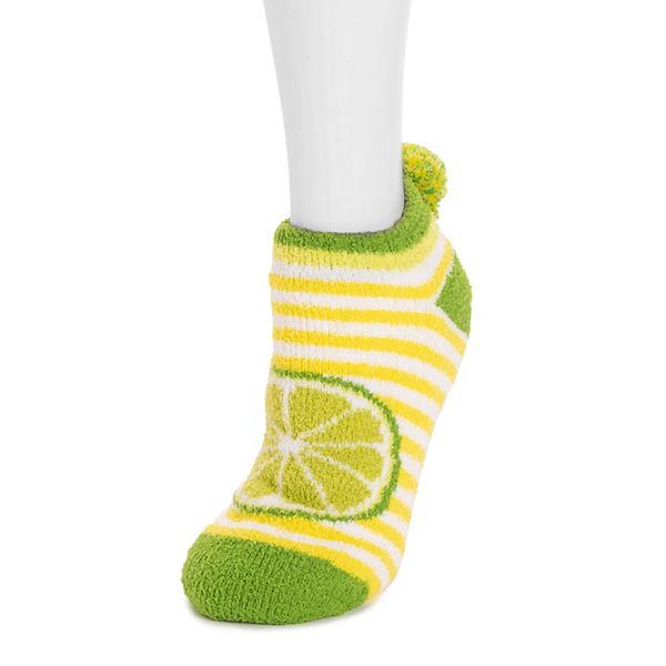 Women's MUK LUKS Footie Slipper Socks