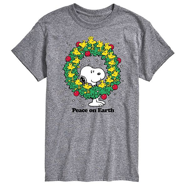 Big & Tall Peanuts Peace On Earth Tee