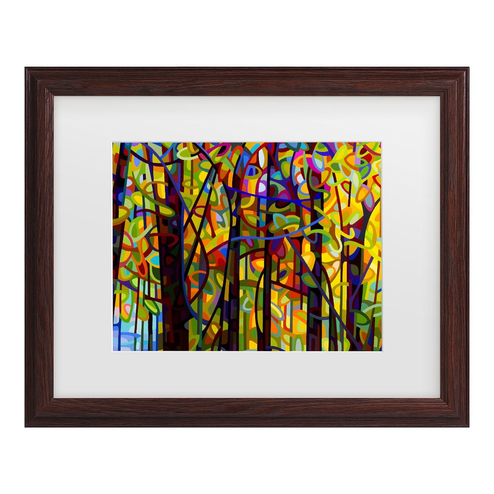 Standing Room Only Tree Framed Wall Art