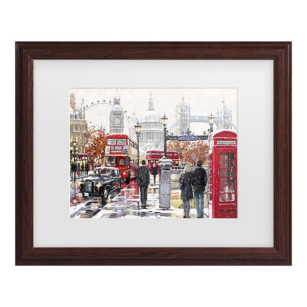 London Collage Framed Wall Art