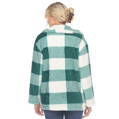 Women's White Mark Plaid Shacket