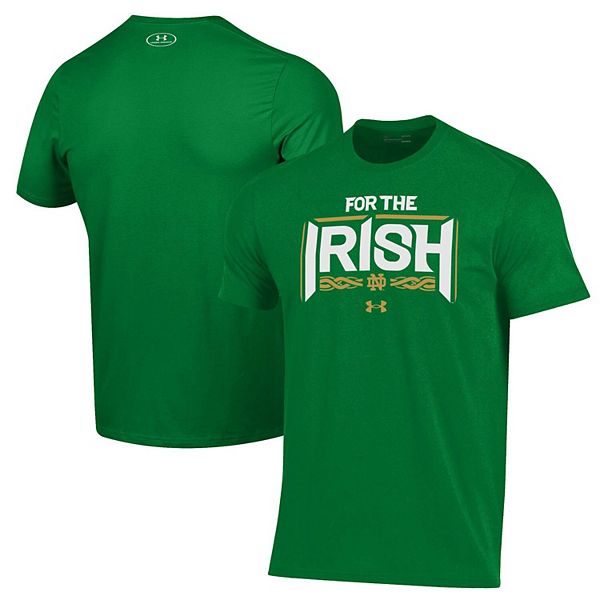 Mens Under Armour Green Notre Dame Fighting Irish For The Irish