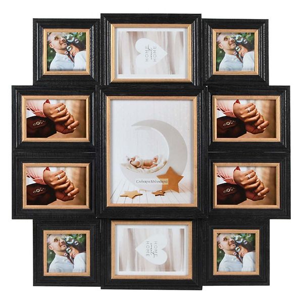 New View Gifts & Accessories 11-Opening Black Multi-Sized Photo Collage ...