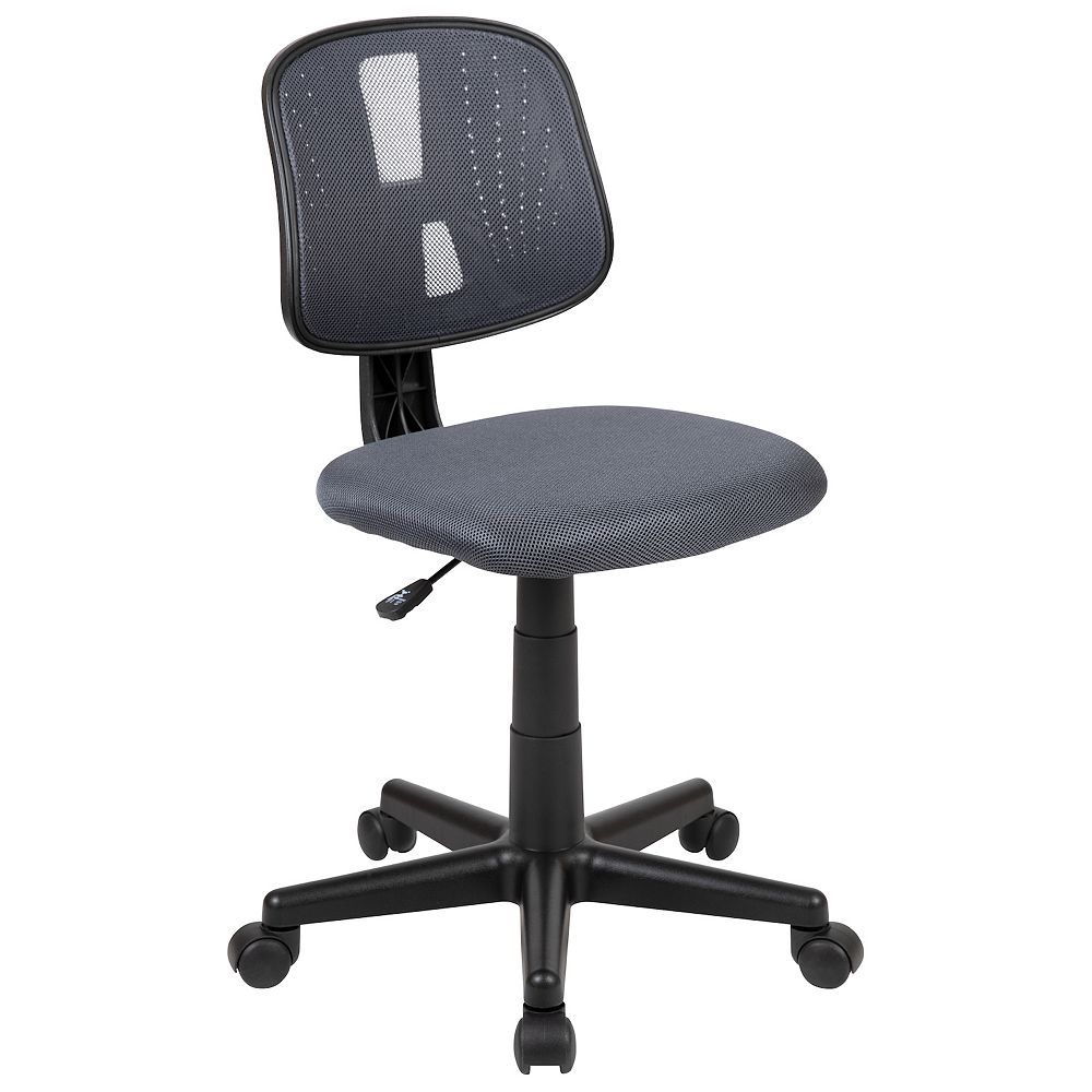 Emma and Oliver Mid-Back Gray Mesh Swivel Task Office Chair with Pivot ... Emma and Oliver Mid-Back Gray Mesh Swivel Task Office Chair with Pivot ...