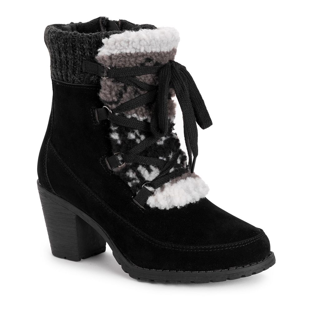 MUK LUKS Lacy Lilah Women's Heeled Ankle Boots