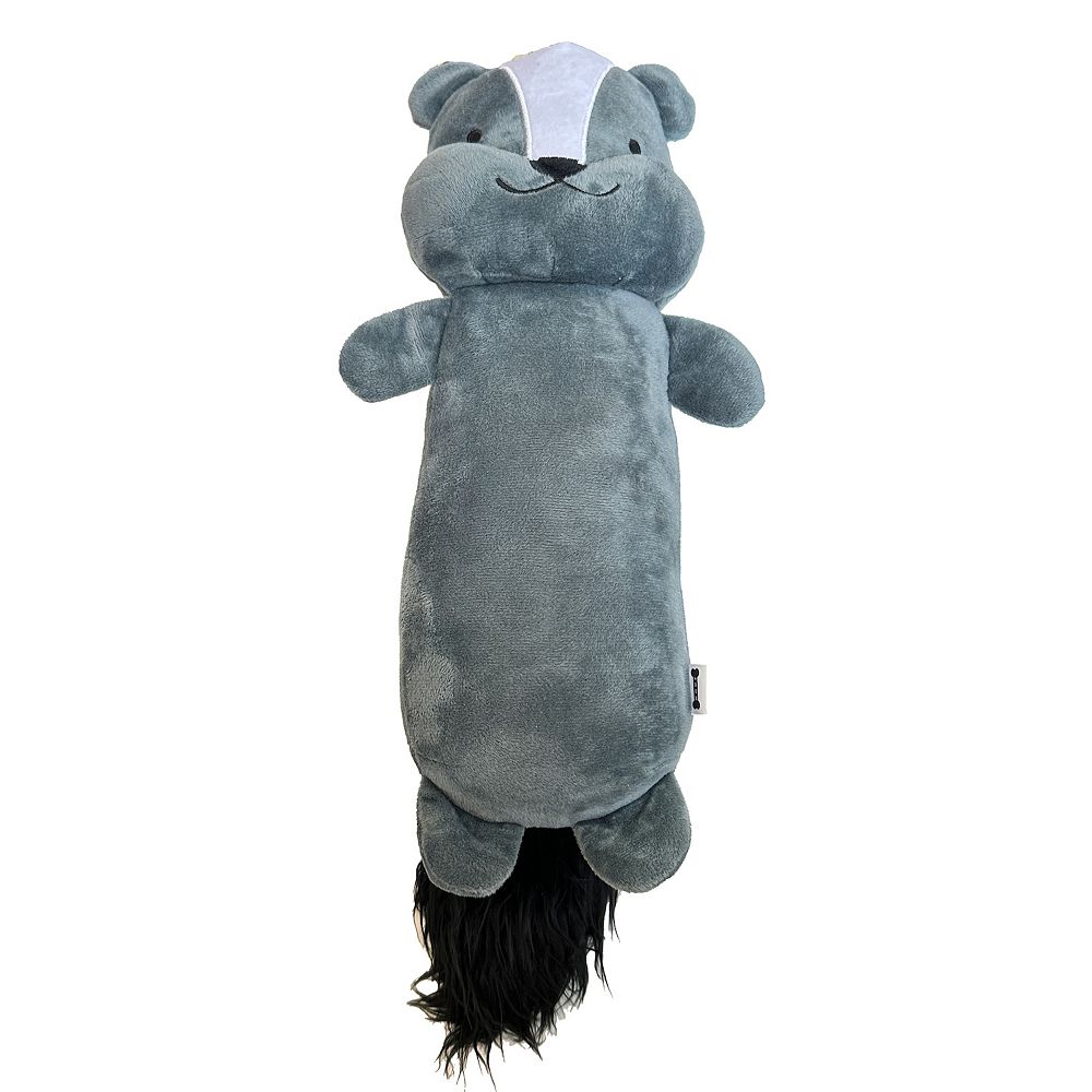 Woof Skunk Bottle Squeaker Plush Dog Toy