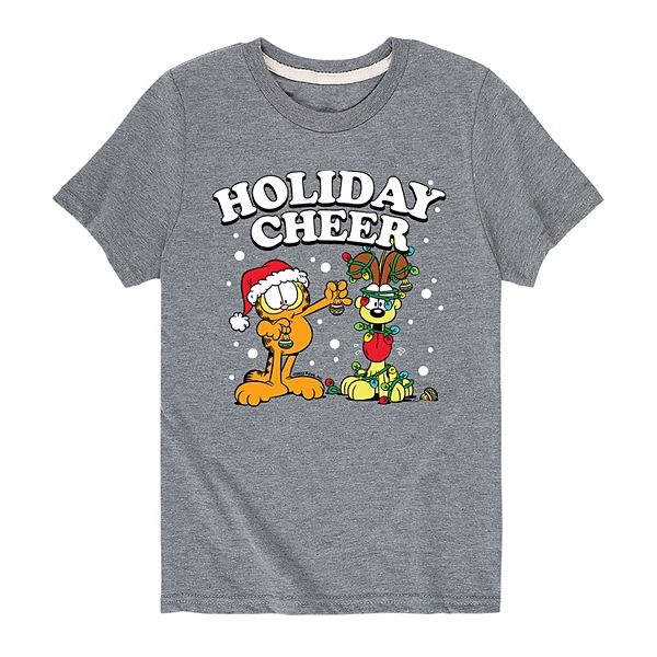 Boys 8-20 Garfield Holiday Cheer Graphic Tee