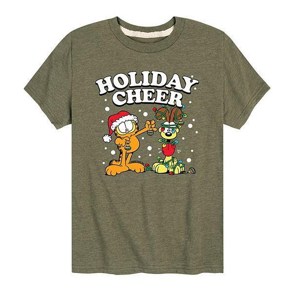 Boys 8-20 Garfield Holiday Cheer Graphic Tee